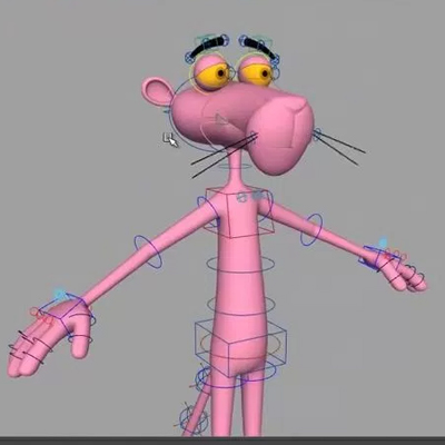 Pink Panther Rig (FREE) – Animator's Resource Kit