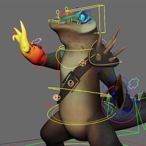 Fantasy Crocodile Rig (FREE) – Animator's Resource Kit
