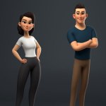Sam & Amy Rigs – Animator's Resource Kit