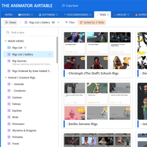 Animator Airtable – Animator's Resource Kit